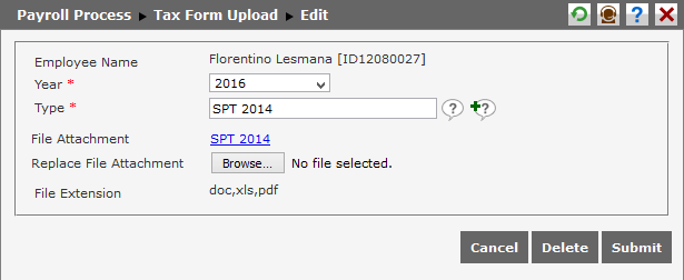 There are boxes and options to be fulfilled, which are: