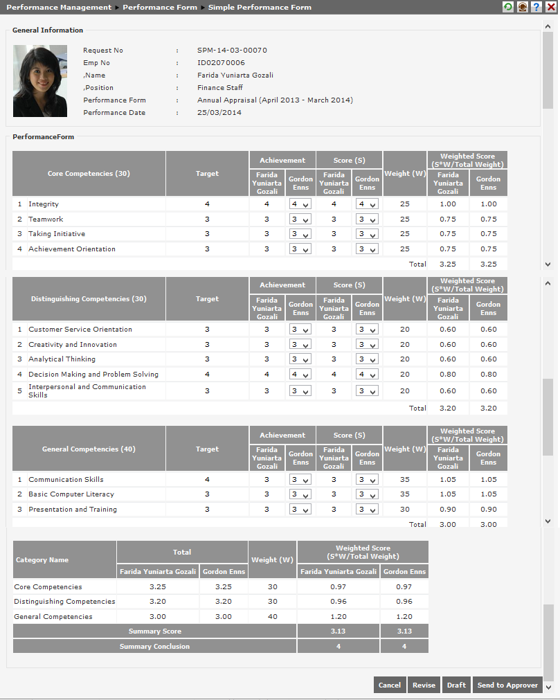 The General information shows the following information: